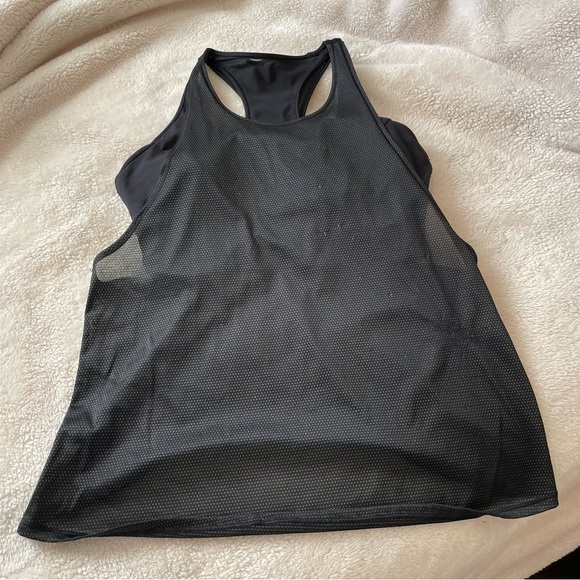 lululemon athletica | Tops | Lululemon Mesh Tank With Bra | Poshmark